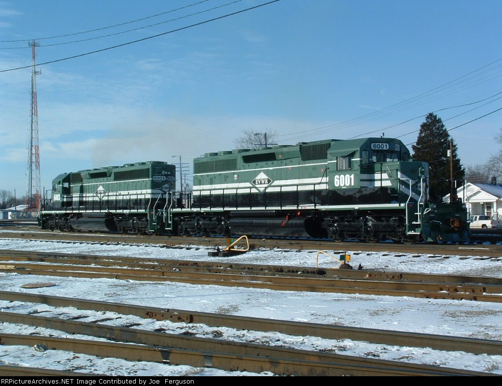 EVWR 6001 and 6003 on what may have been their first run together